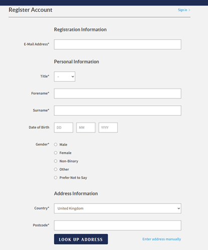 Customer Reference Number (CRN) Creation Walkthrough Guide