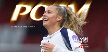 Olivia Holdt your Player of the Match against Aston Villa | Tottenham ...